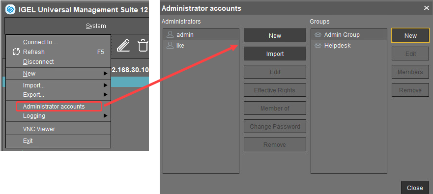 IGEL UMS 12: Basic Configuration