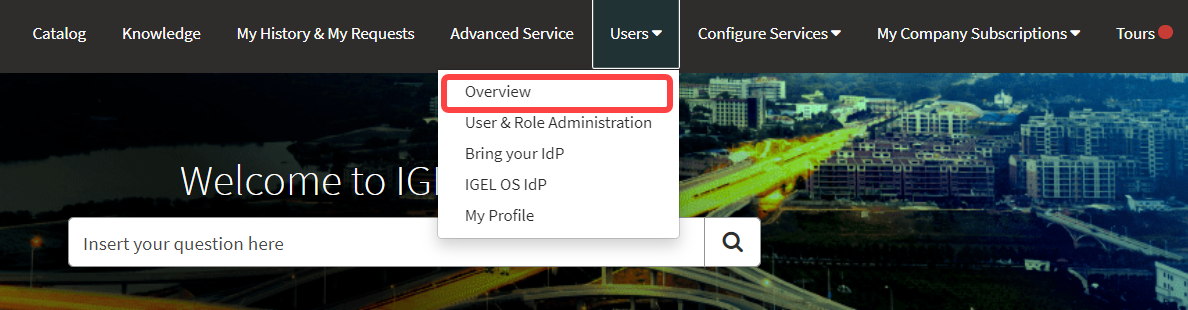 Managing Users and Roles in the IGEL Customer Portal