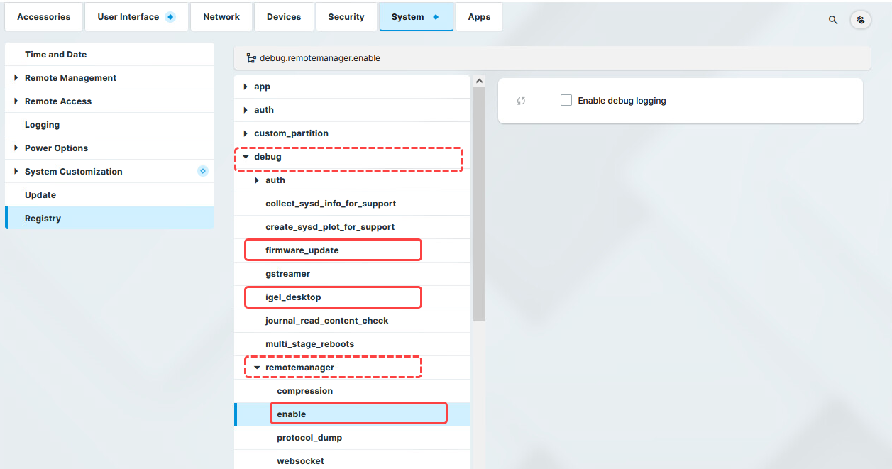 Debugging / How to Collect and Send Device Log Files to IGEL Support