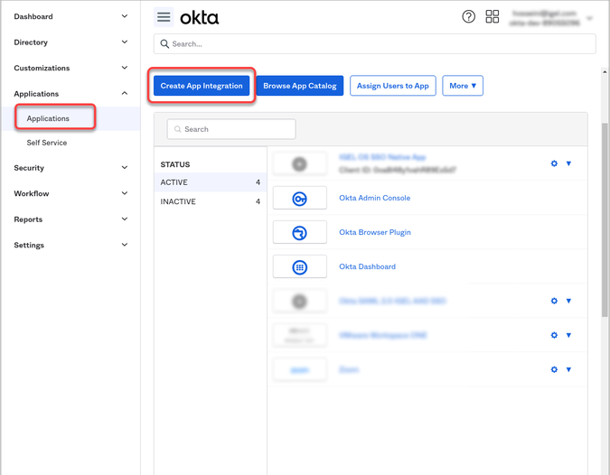 Configuring Okta as Identity Provider