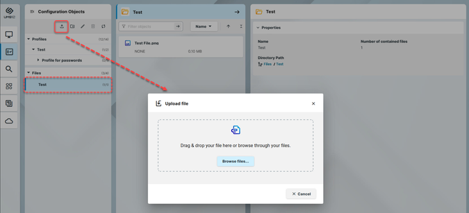 Upload and Assign Files in the IGEL UMS Web App