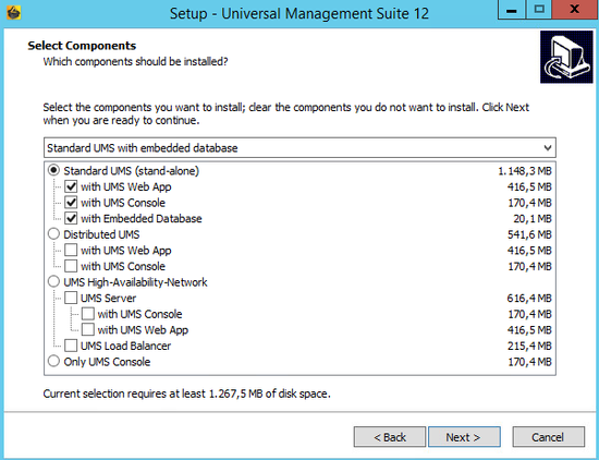 IGEL UMS Installation under Windows
