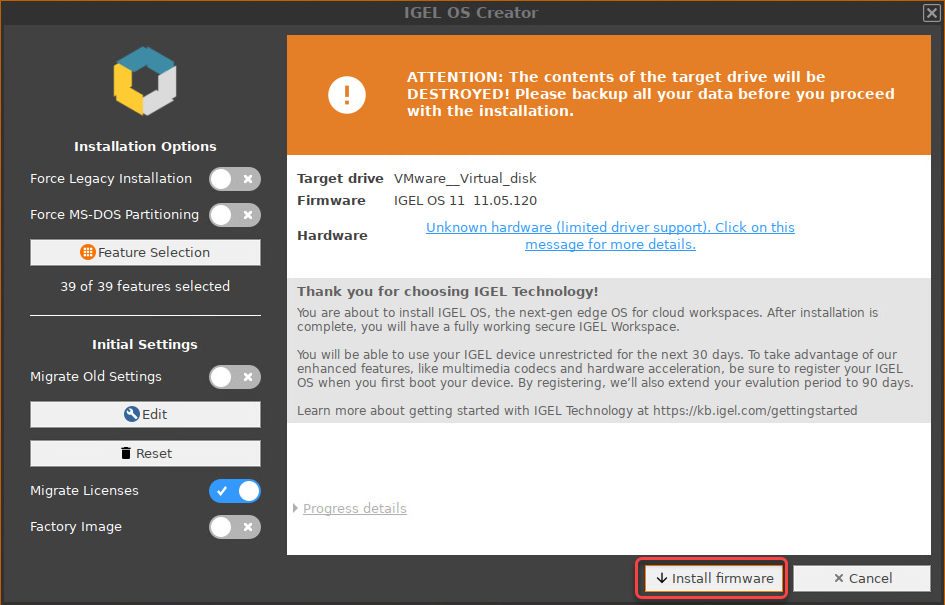 Installation Procedure