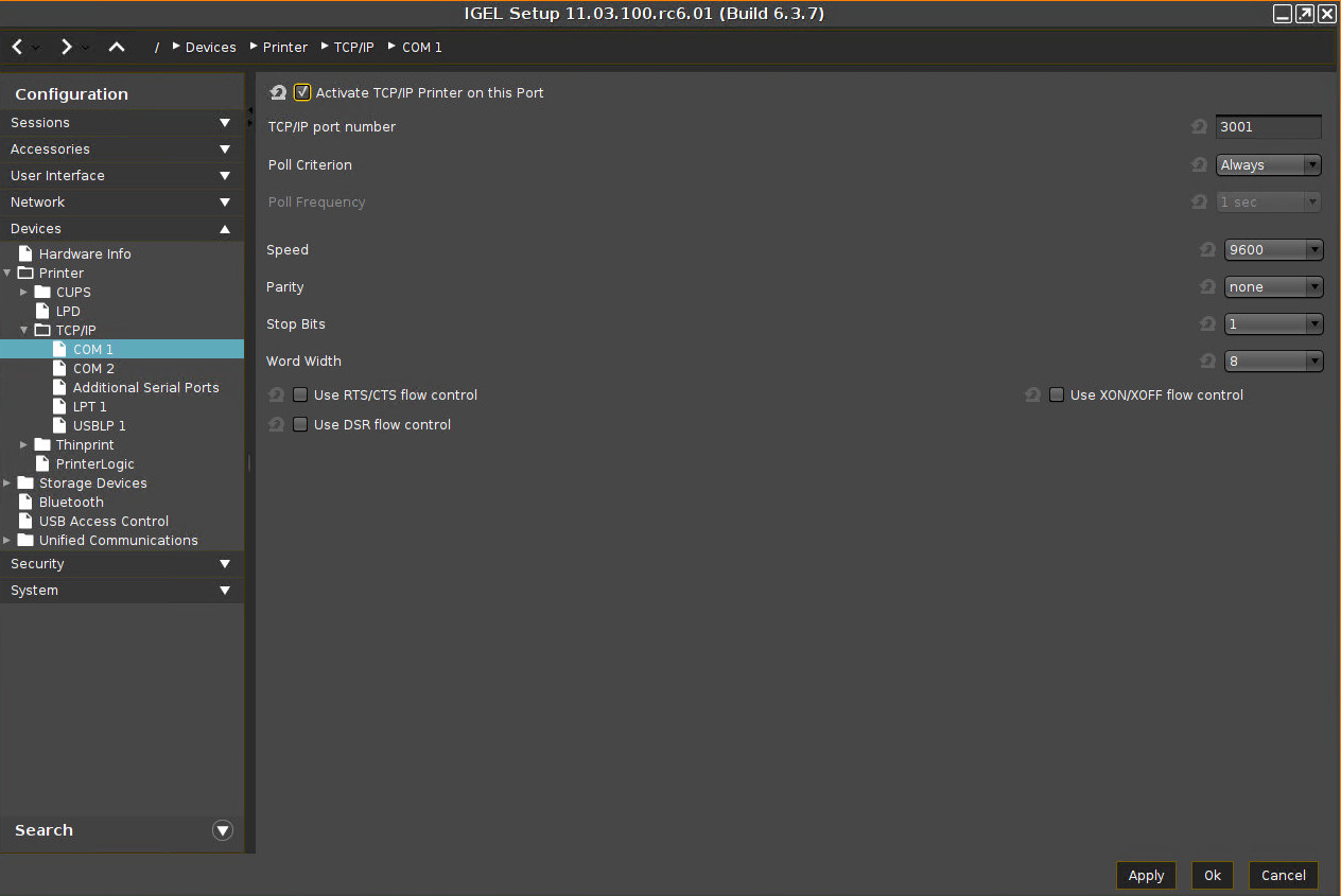 Print Server Configuration