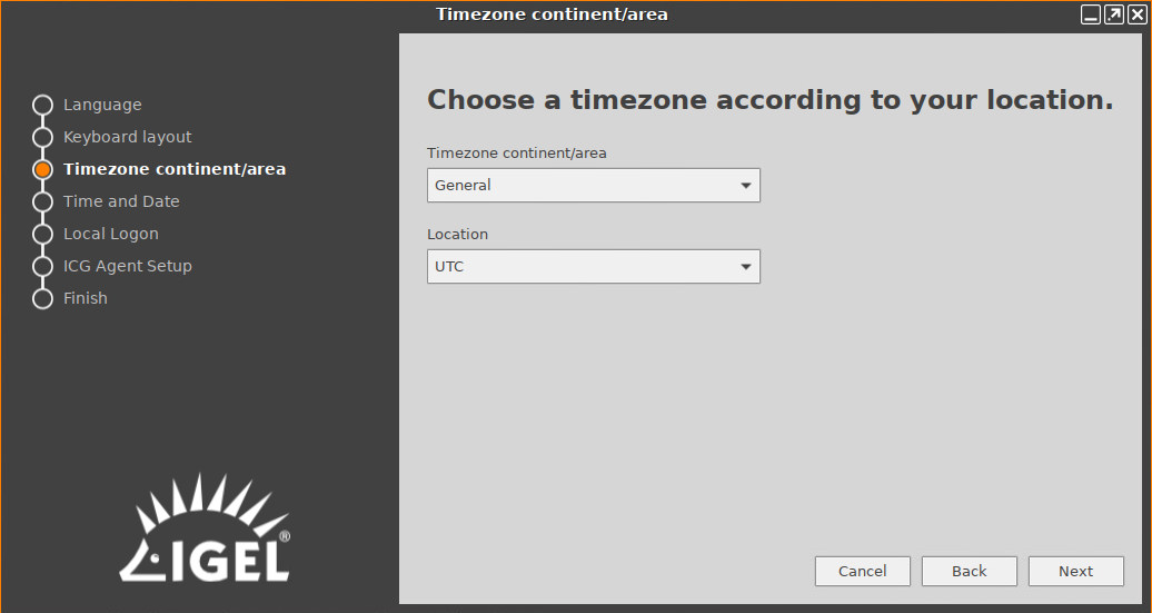 Setup Assistant for IGEL OS