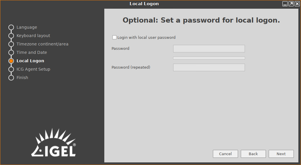 Setup Assistant for IGEL OS