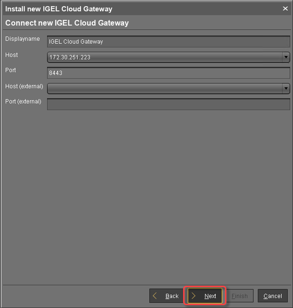 Installing the IGEL Cloud Gateway