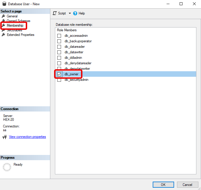 Microsoft SQL Server/Cluster with Native SQL Authentication