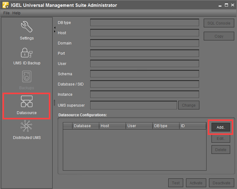 Disaster Recovery: UMS with an External Database
