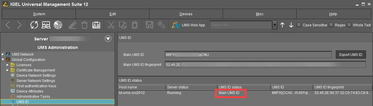 How to Manually Synchronize the UMS ID
