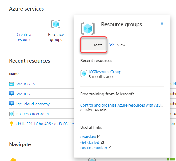 Installing IGEL UMS on Microsoft Azure