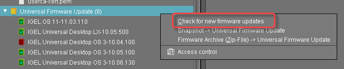 Creating the Universal Firmware Update