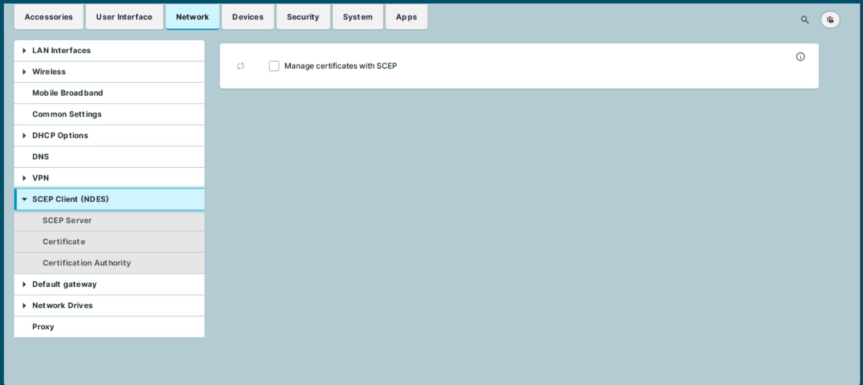 SCEP Client (NDES) in IGEL OS 12