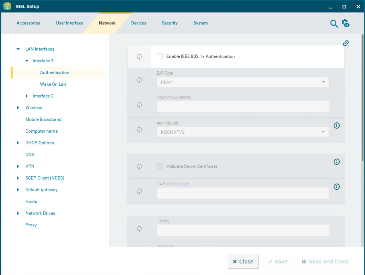 Authentication in IGEL OS 12
