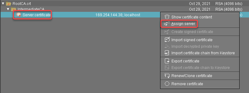 How to Use Your Own Certificates for Communication over the Web Port ...