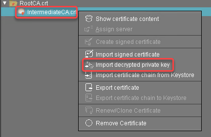 How to Use Your Own Certificates for Communication over the Web Port ...