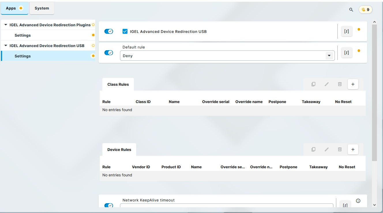 IGEL Advanced Device Redirection USB
