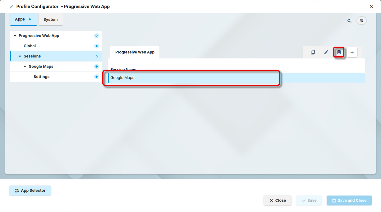 Example: Microsoft Outlook as a Progressive Web App (PWA) on IGEL OS 12