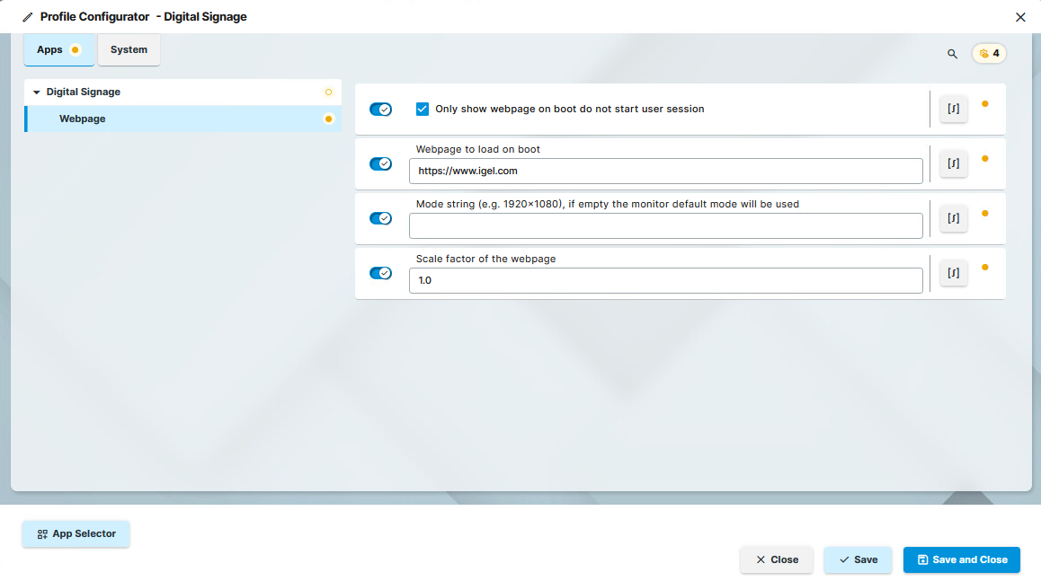 Configuring Digital Signage on IGEL OS