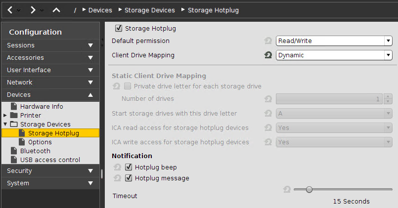 How to Map USB Storage Media into RDP Sessions