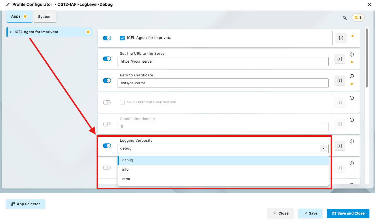 How to Enable and Export IAFI Debug Logging for Troubleshooting