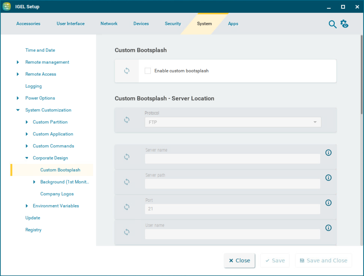 Custom Bootsplash in IGEL OS 12