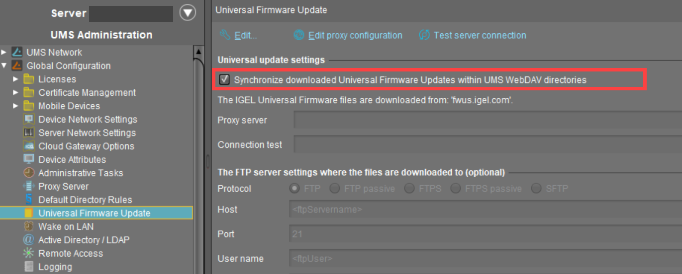 Which Files Are Automatically Synchronized between the IGEL UMS Servers?