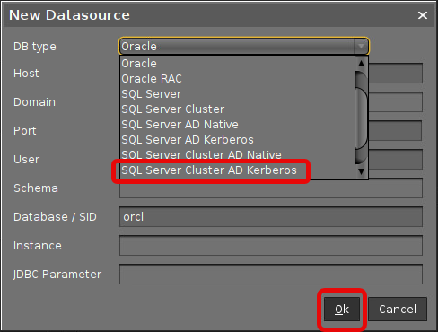 Microsoft SQL Server/Cluster with Active Directory (AD) Authentication via Kerberos