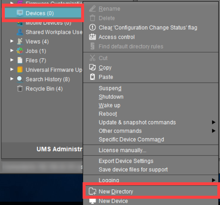 How to Create a Device Directory in the IGEL UMS