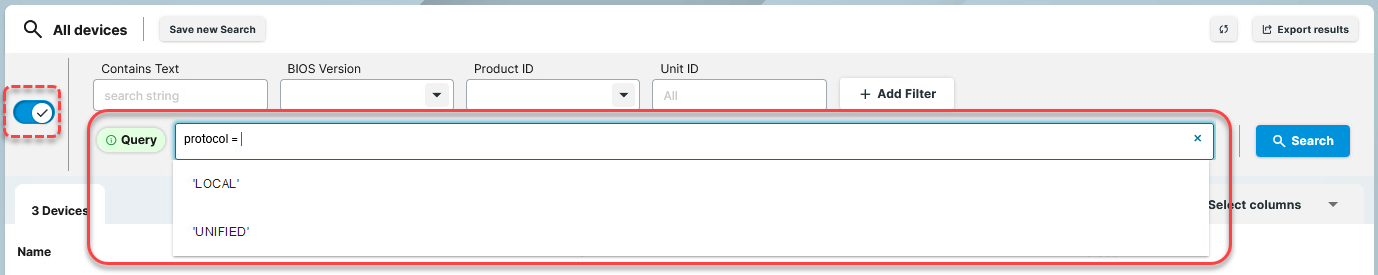 How to Use Advanced Search in the IGEL UMS Web App