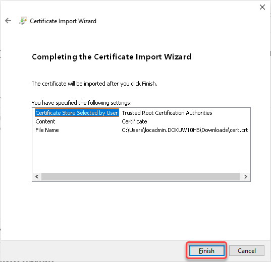 Troubleshooting: Browser Displays a Security Warning (Certificate Error) when Opening the UMS ...