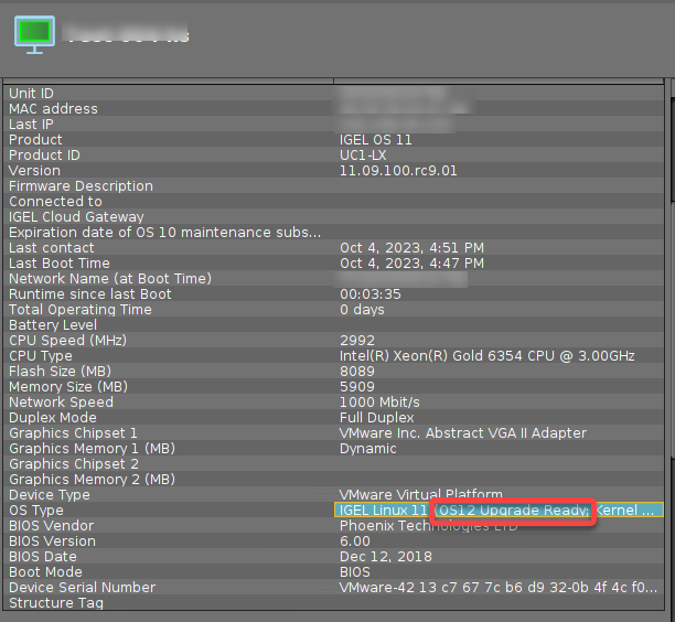 Upgrading (Migration) from IGEL OS 11 to IGEL OS 12