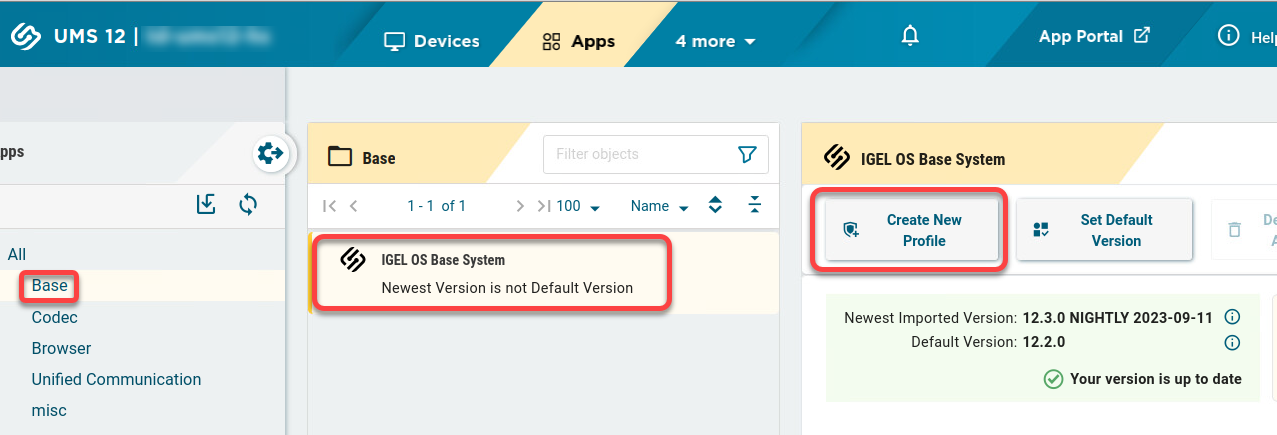 Upgrading (Migration) from IGEL OS 11 to IGEL OS 12