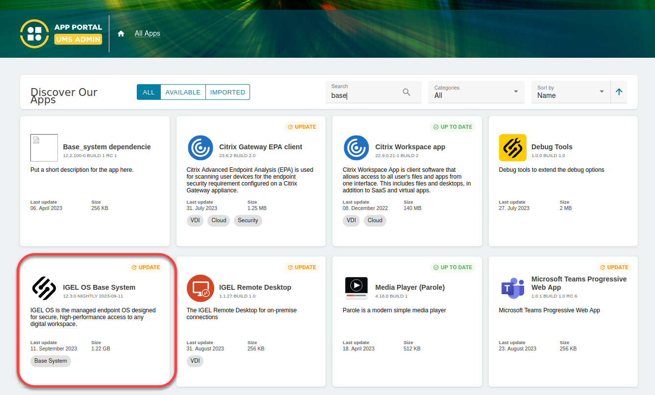 Upgrading (Migration) from IGEL OS 11 to IGEL OS 12
