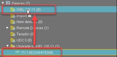 Unassigning the Upgrade Profile and the Universal Firmware Update