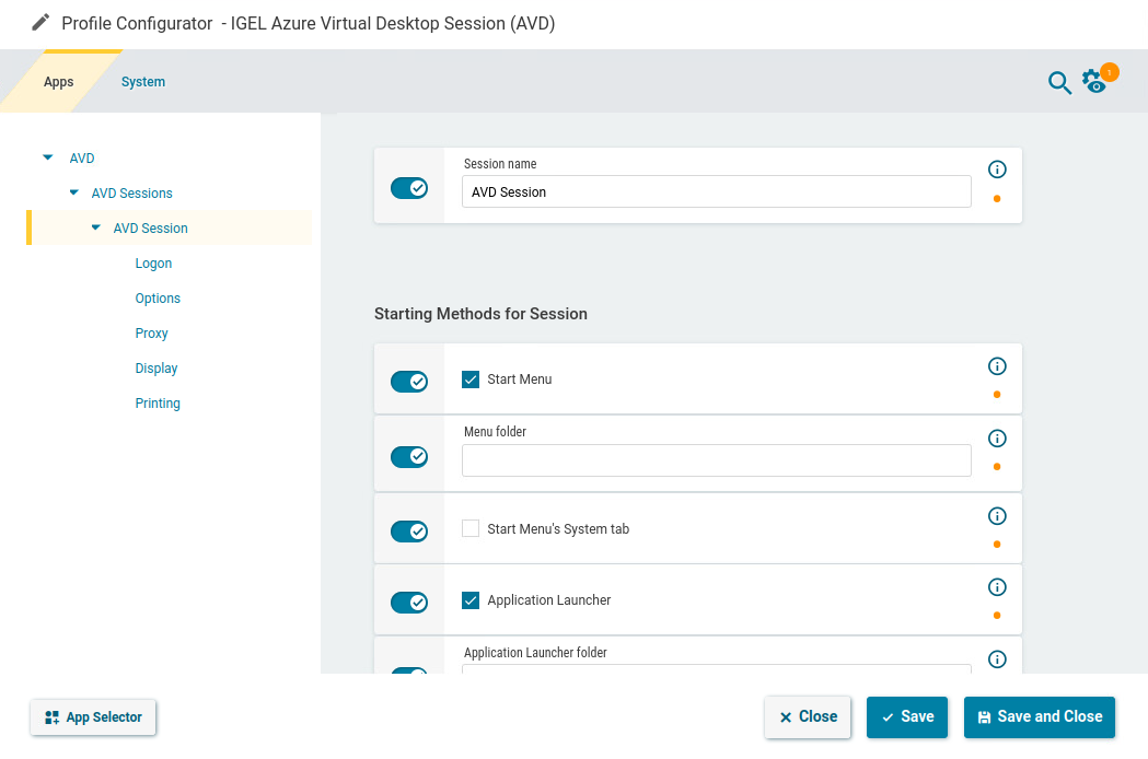 Getting Started with IGEL Azure Virtual Desktop client