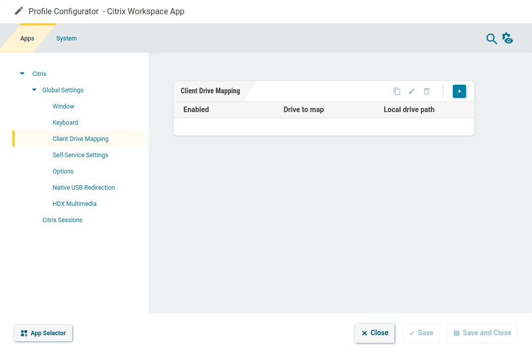 Configuration of the Citrix Workspace App on IGEL OS