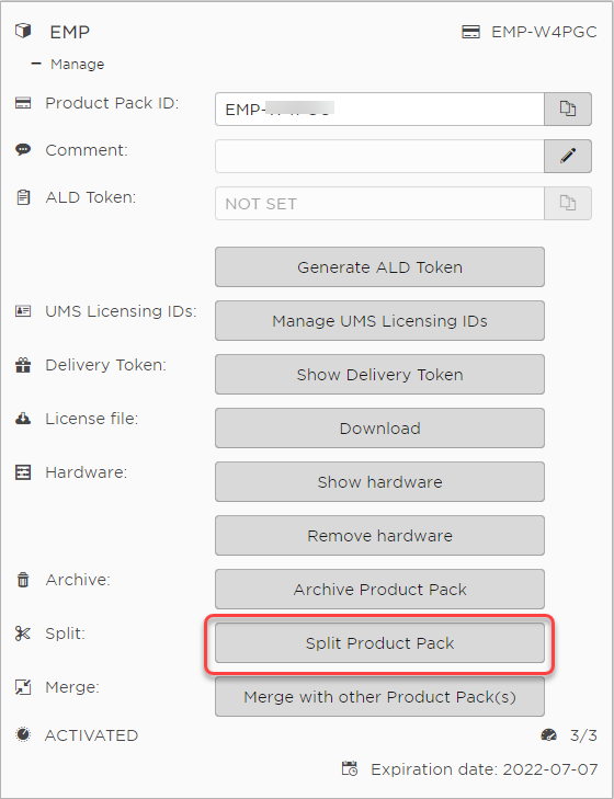 How to Split an IGEL Product Pack