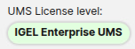 UMS Licenses and UMS ID in the UMS Web App
